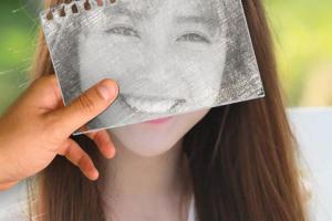 Photo of lead on paper effect