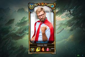 Create a rank frame, honored in LOL - New